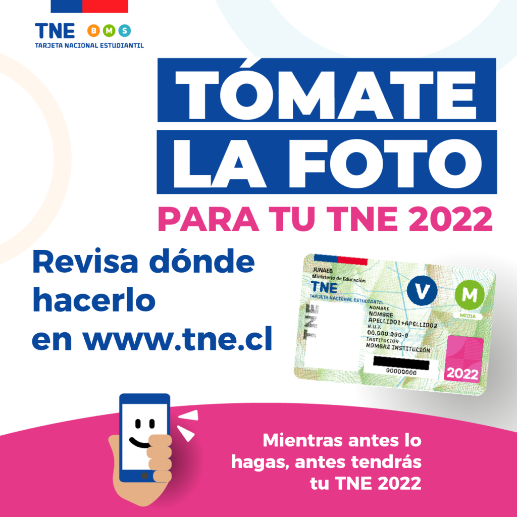 TNE 2022: Junaeb informó que aún hay plazo para hacerse la foto Tarjeta ...